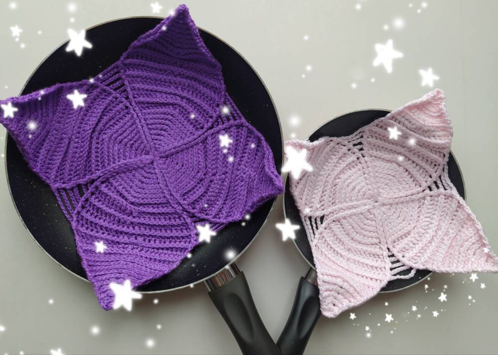 Flower Leaf Pan/pot Protector PDF Pattern Video Tuttorial - Etsy