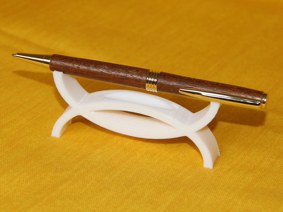 Handmade Wooden Ballpoint Pen Mahogany With Gold-plated Fittings - Etsy