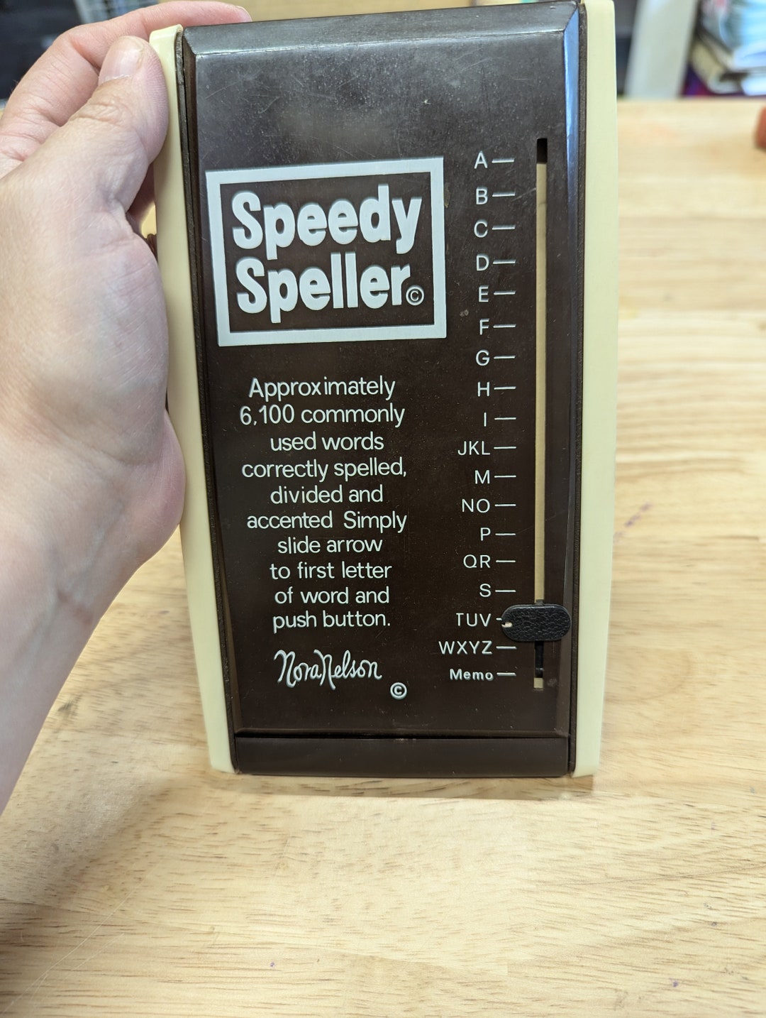Speedy Speller Vintage Slide and Push Button Word Speller - Etsy