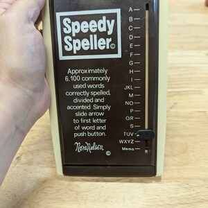 Speedy Speller Vintage Slide and Push Button Word Speller - Etsy