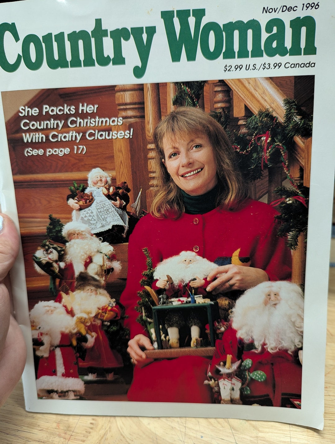 Country Woman Magazine Nov/dec 1996 Vintage Craft Magazine Vintage ...