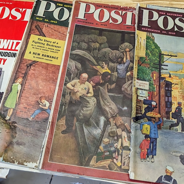 Vintage Magazine Art - Etsy