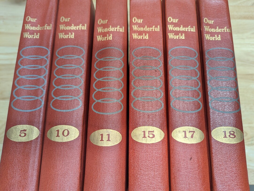 1950s Our Wonderful World Young People's Encyclopedia Anthology Junk ...