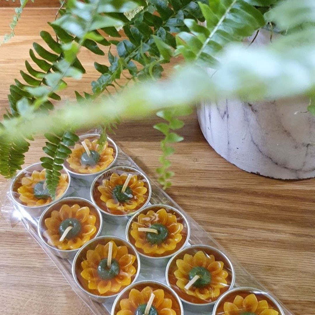 Set of 10 Decorative T-lights - Various Designs - Etsy UK