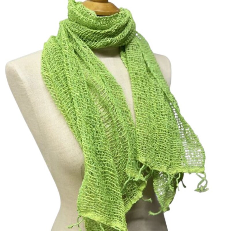 Lime Scarf - Etsy UK