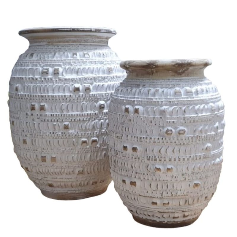 White Wicker Planters - Etsy UK