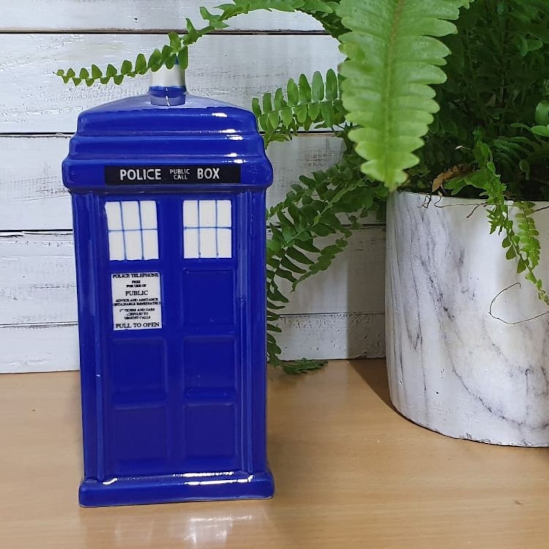 Ceramic Dr Who Tardis Money Box - Etsy UK
