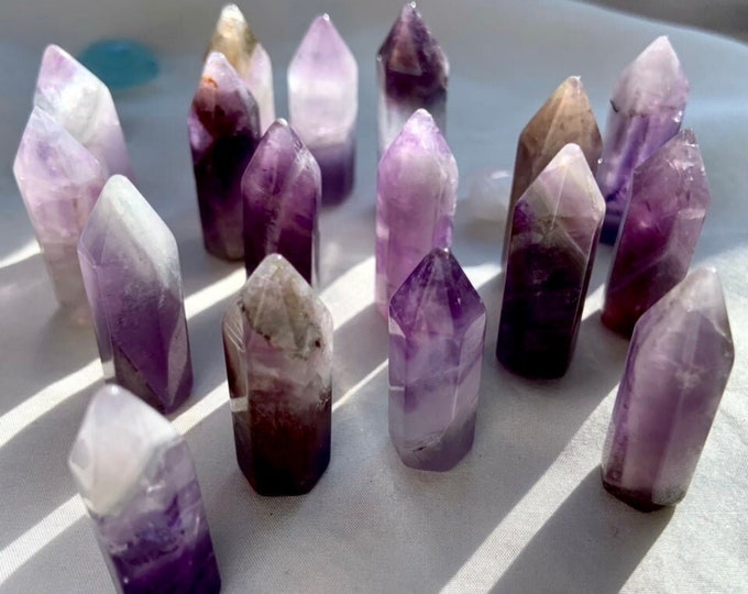 Dream Amethyst Points, Mini Crystal Points, Crystals for Grids - Etsy