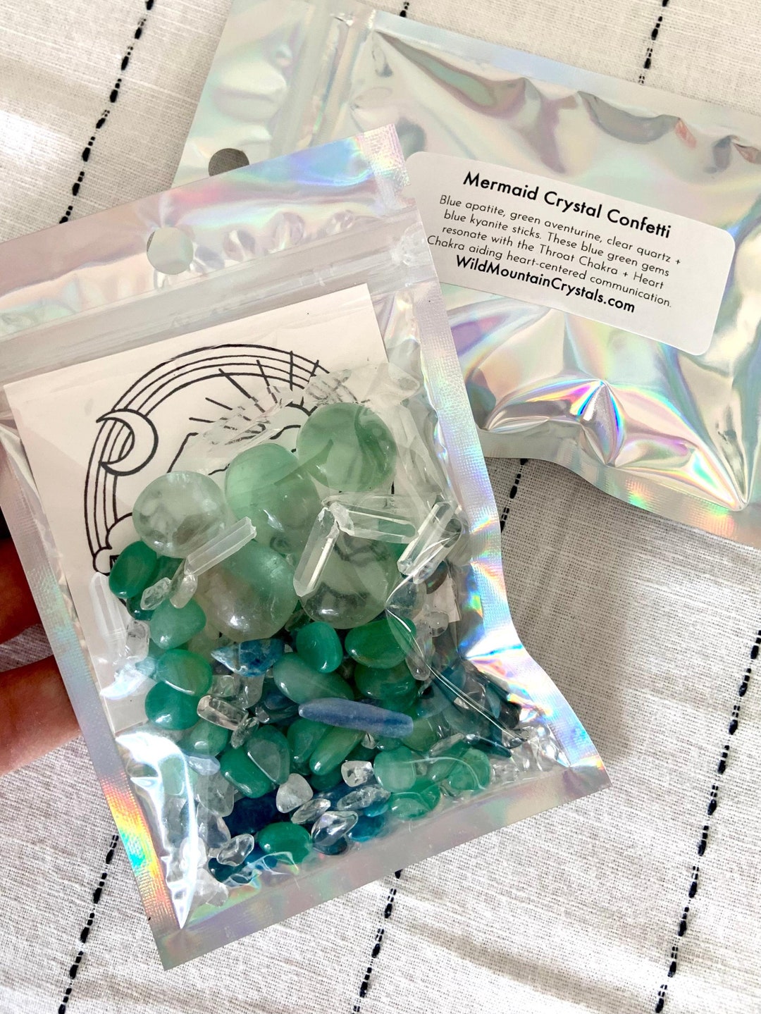 Fairy Crystal Confetti Set, Mermaid Crystal Confetti Scoop, Witchy ...
