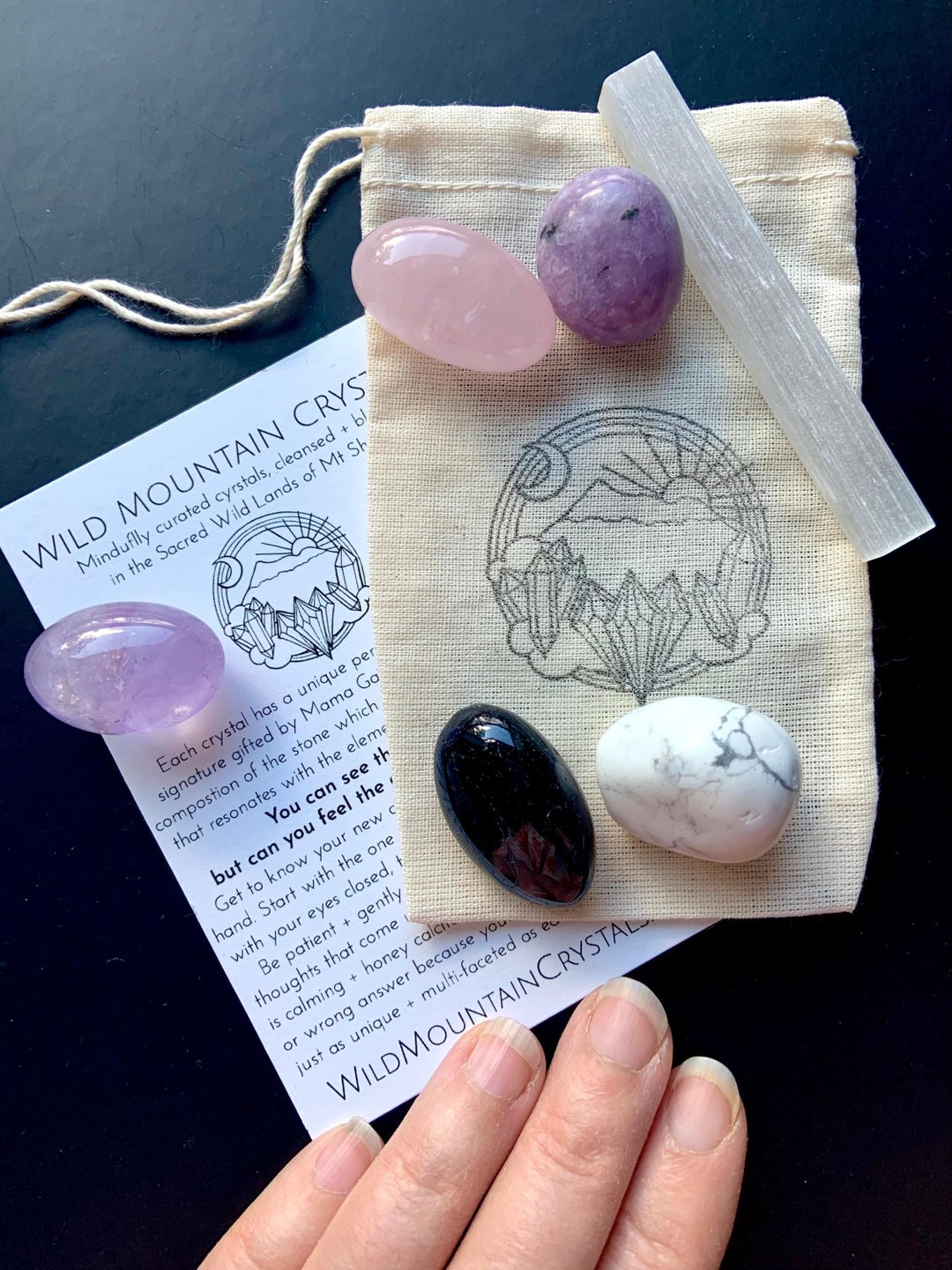Sleep Crystal Set – Calming Crystals for Anxiety and Insomnia Relief ...