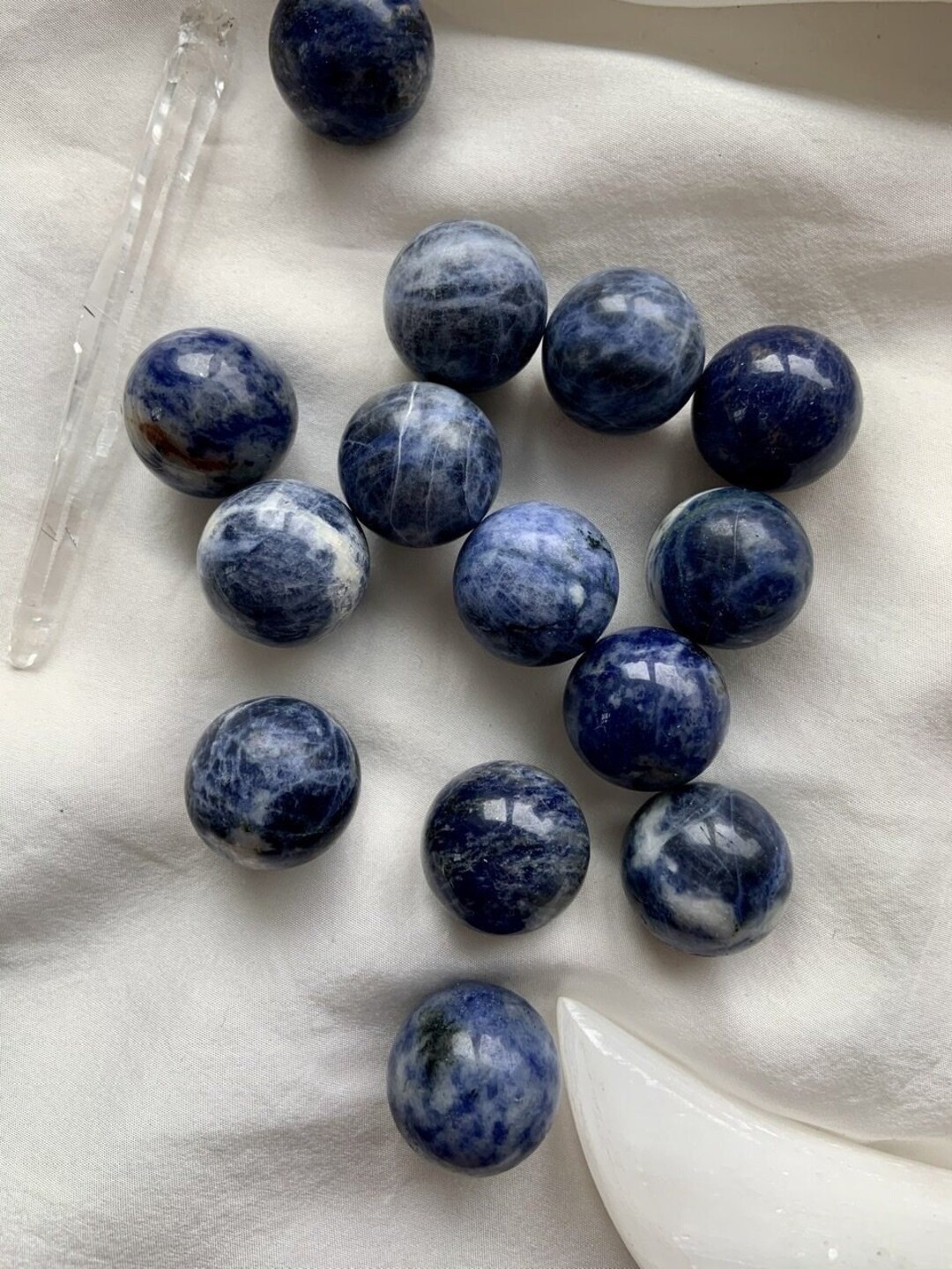 Sodalite Spheres, Sodalite Crystal, Throat Chakra Stone, Small Crystal ...