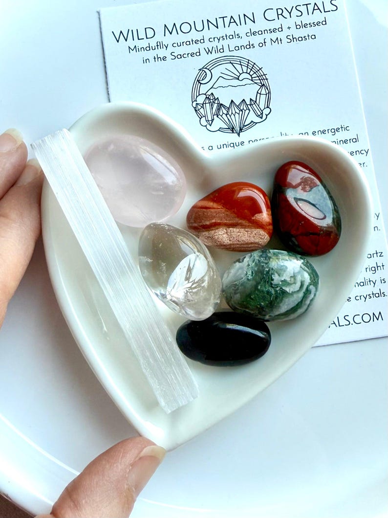 Get Well Crystal Set – Healing Stones for Recovery, Wellness Gift for ...