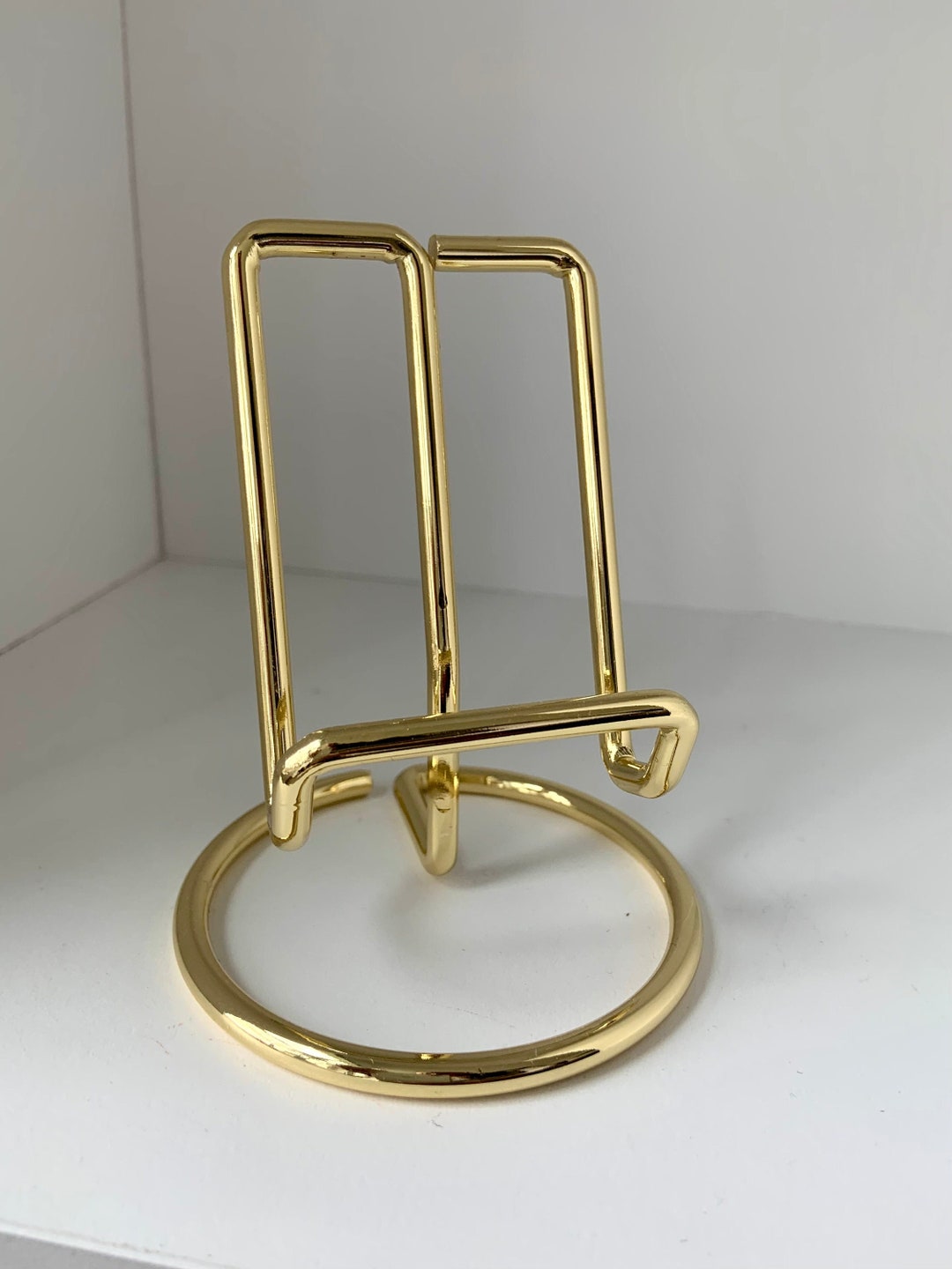 Gold Metal Crystal Display Stand - Etsy