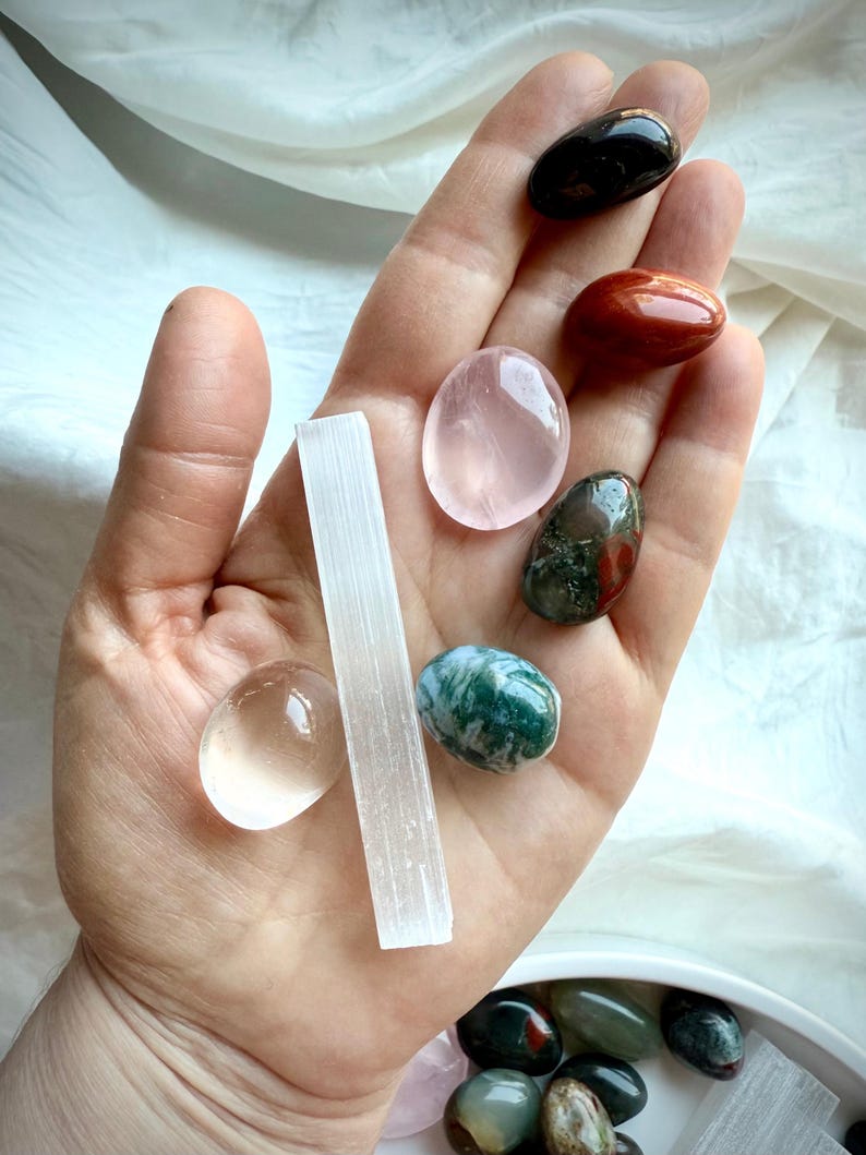 Get Well Crystal Set – Healing Stones for Recovery, Wellness Gift for ...