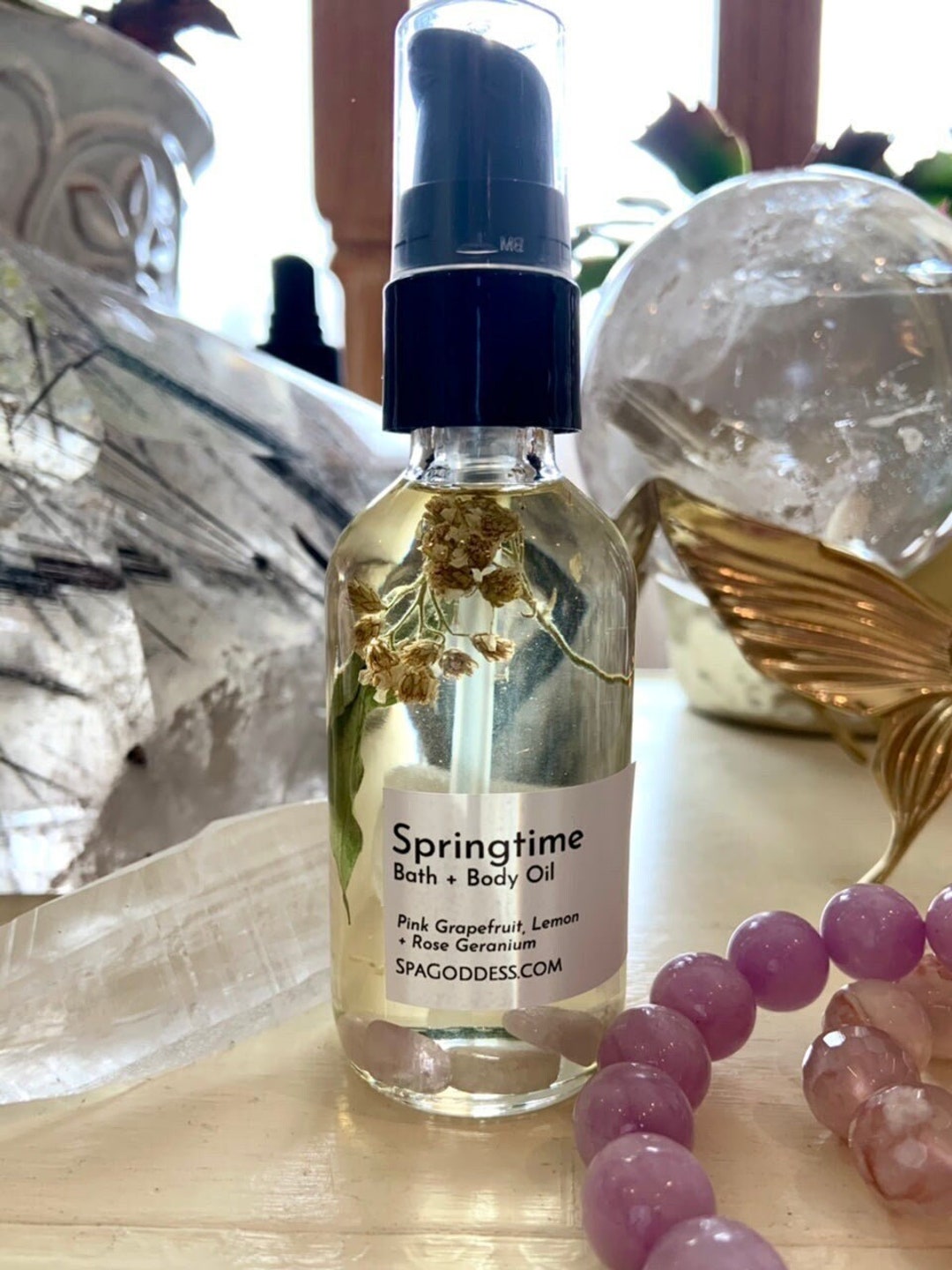 Springtime Body Oil Heart Chakra Solar Plexus, Aromatherapy Body Oil ...