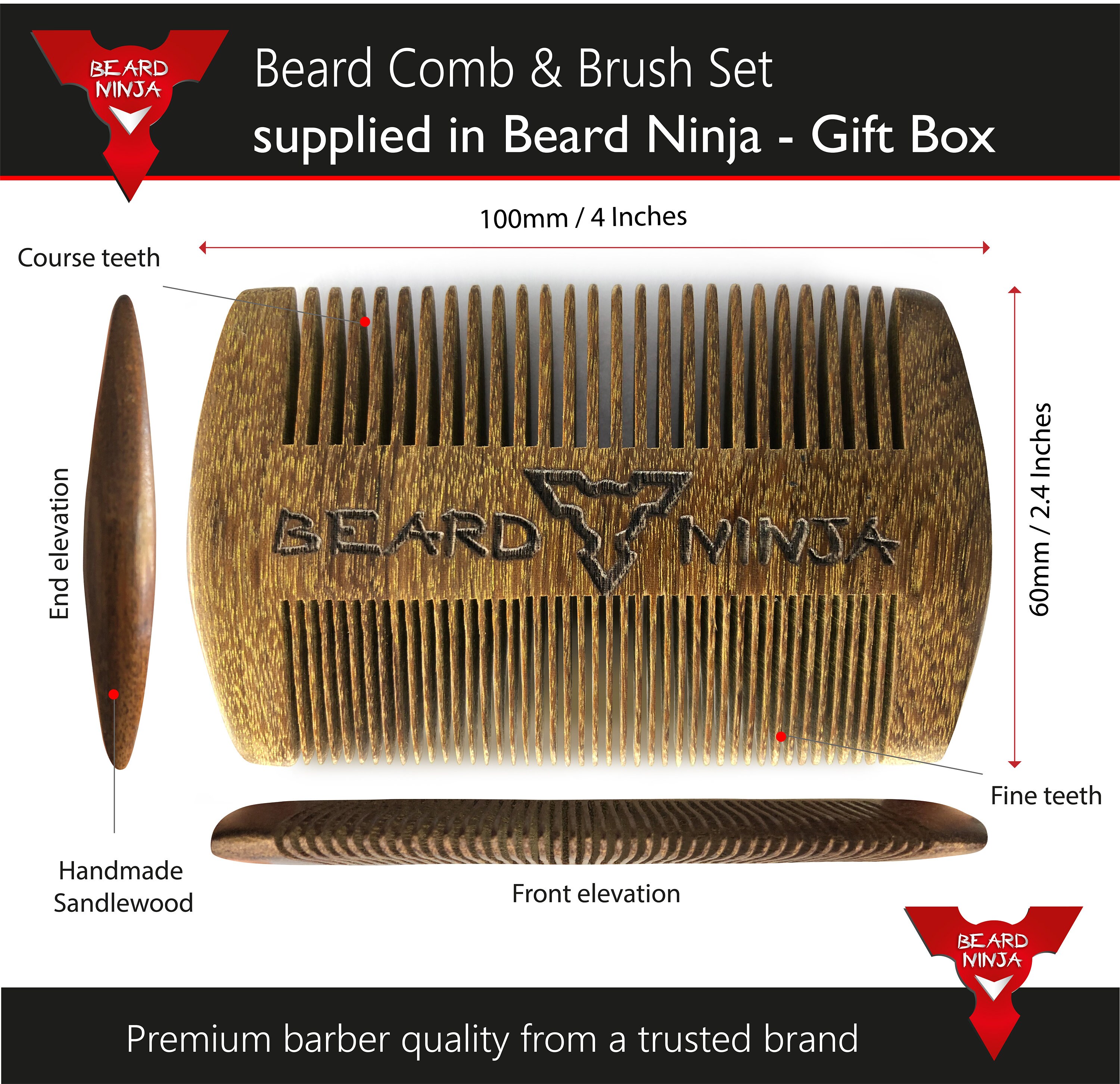 BEARD NINJA Kit de aseo de barba - Etsy España