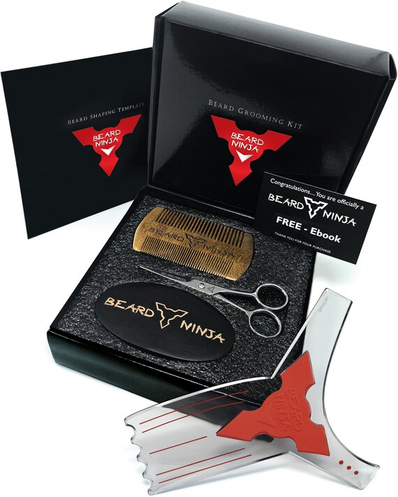 BEARD NINJA Beard Grooming Kit | Etsy