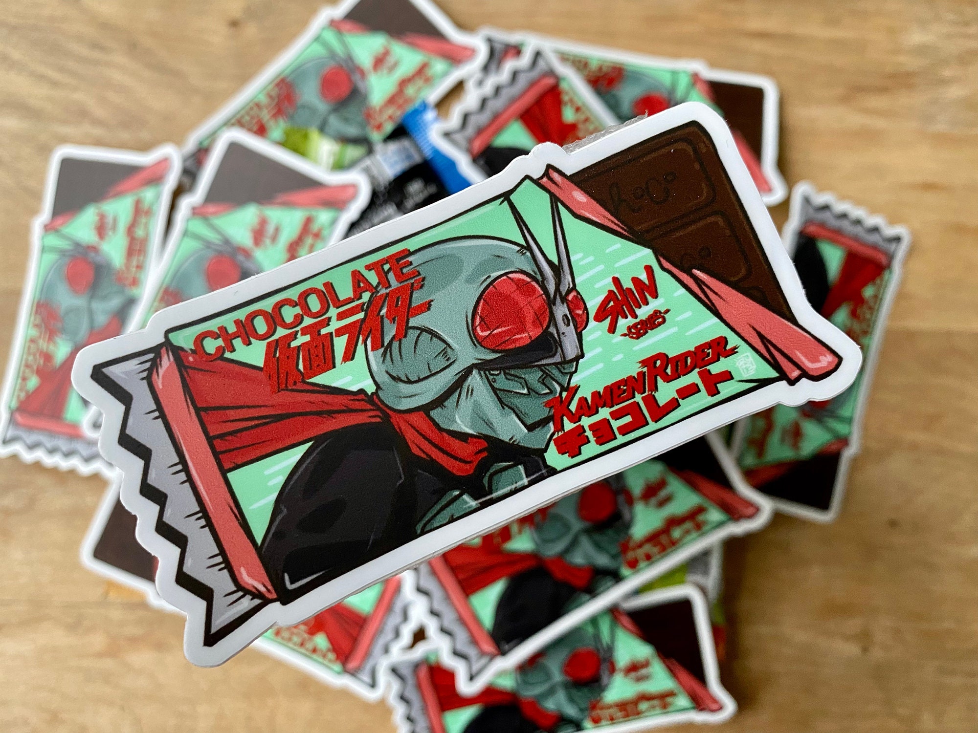 Shin series Choco Mech Bars Vinyl Sticker Collection W/ Bonus Holo ...