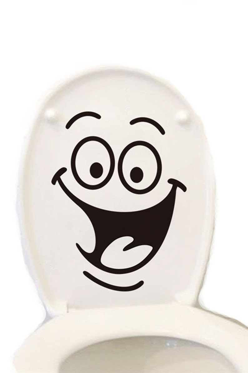 Funny Face Decal Sticker - Etsy