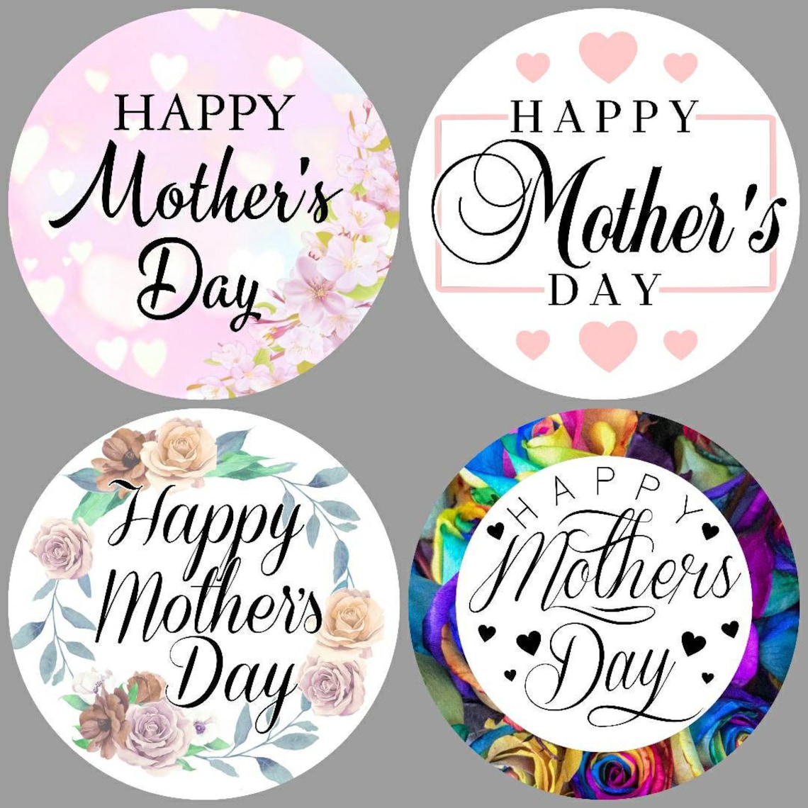 Happy Mothers Day Stickers Mums Special Day Gift Tag Labels - Etsy.de