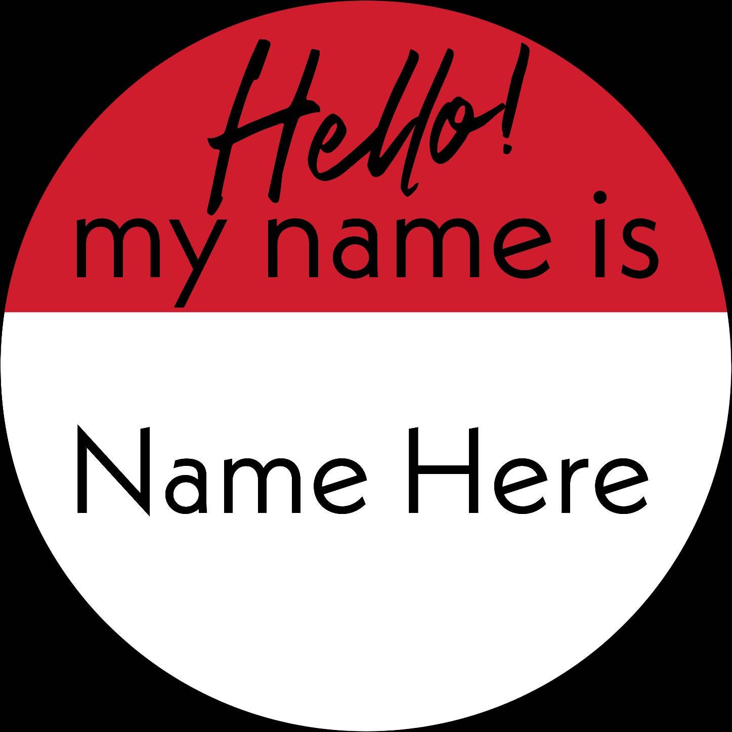 Hello My Name Is Generator