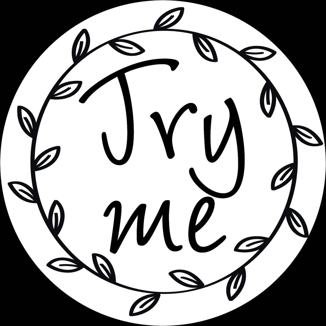 Try Me Stickers Small Business Packaging / Gratis Sample | Etsy