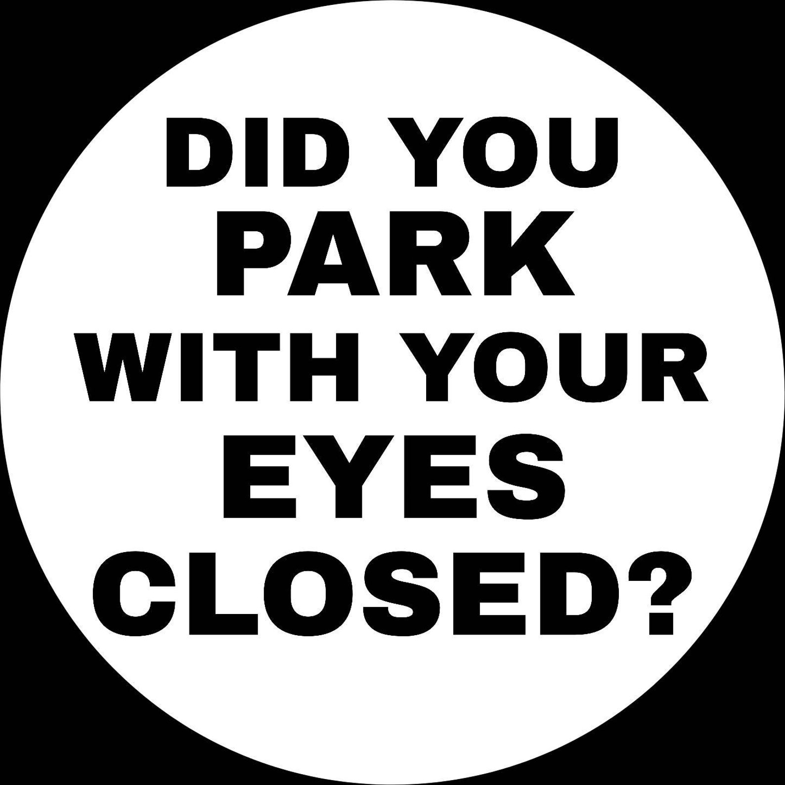 Bad Parking Stickers Badly Parked Car / Car Park Warning / | Etsy