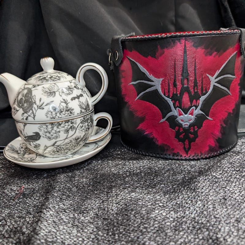 Goth Tea Set - Etsy