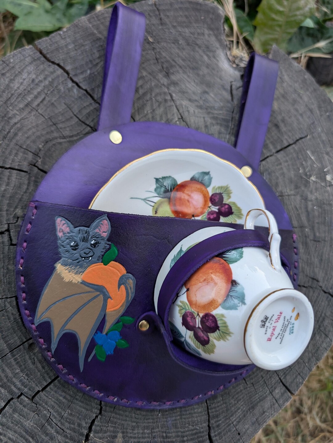 Fruit Bat Gothic Victorian Teacup Holster Renaissance Steampunk Belt ...