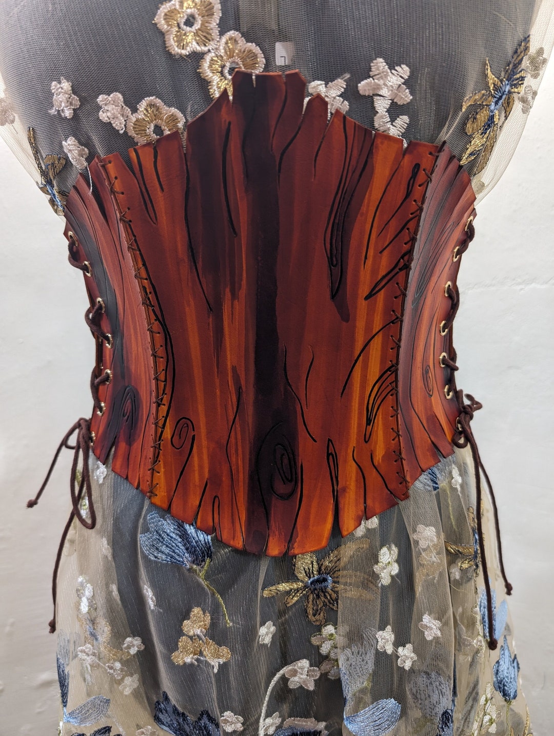 Druid Fairy Renaissance Corset Leather Belt - Etsy