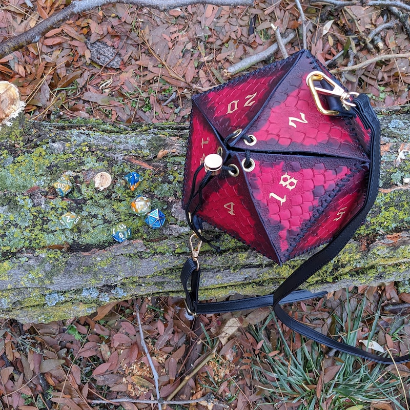 Leather Dice Bag - Etsy