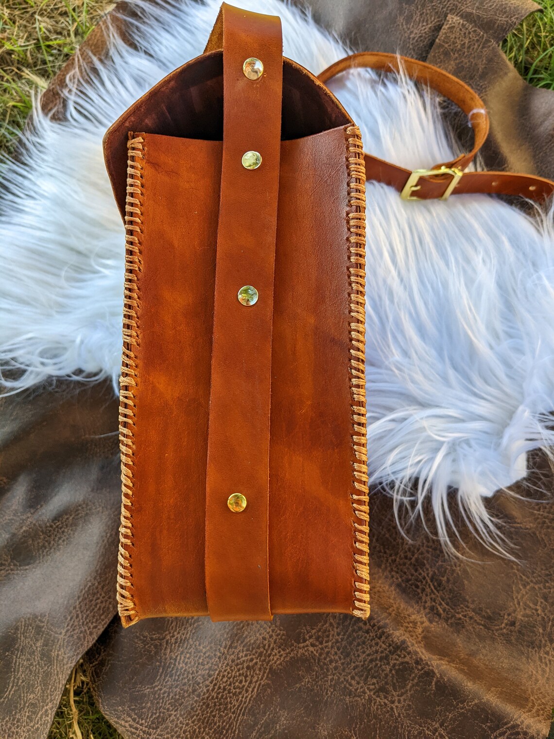 Hand-tooled Celtic Knot Viking Leather Purse Bag - Etsy