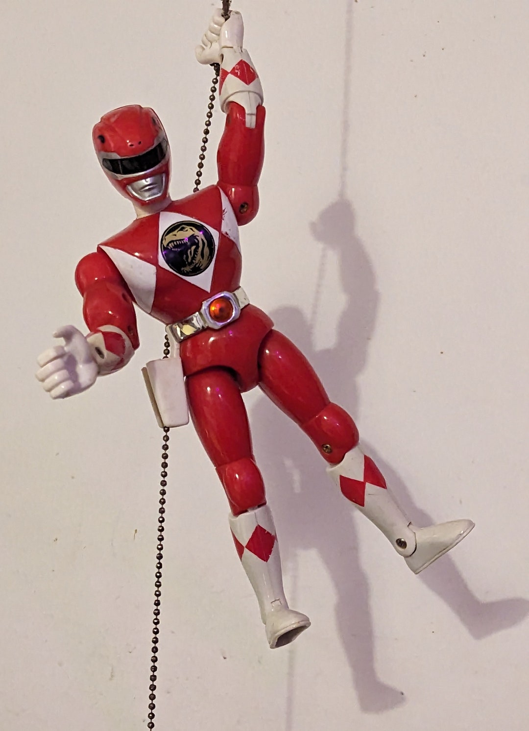 Vintage Red Power Ranger With Karate Kick Action - Etsy