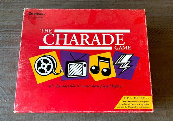Vintage 1992 Charade board game | Etsy