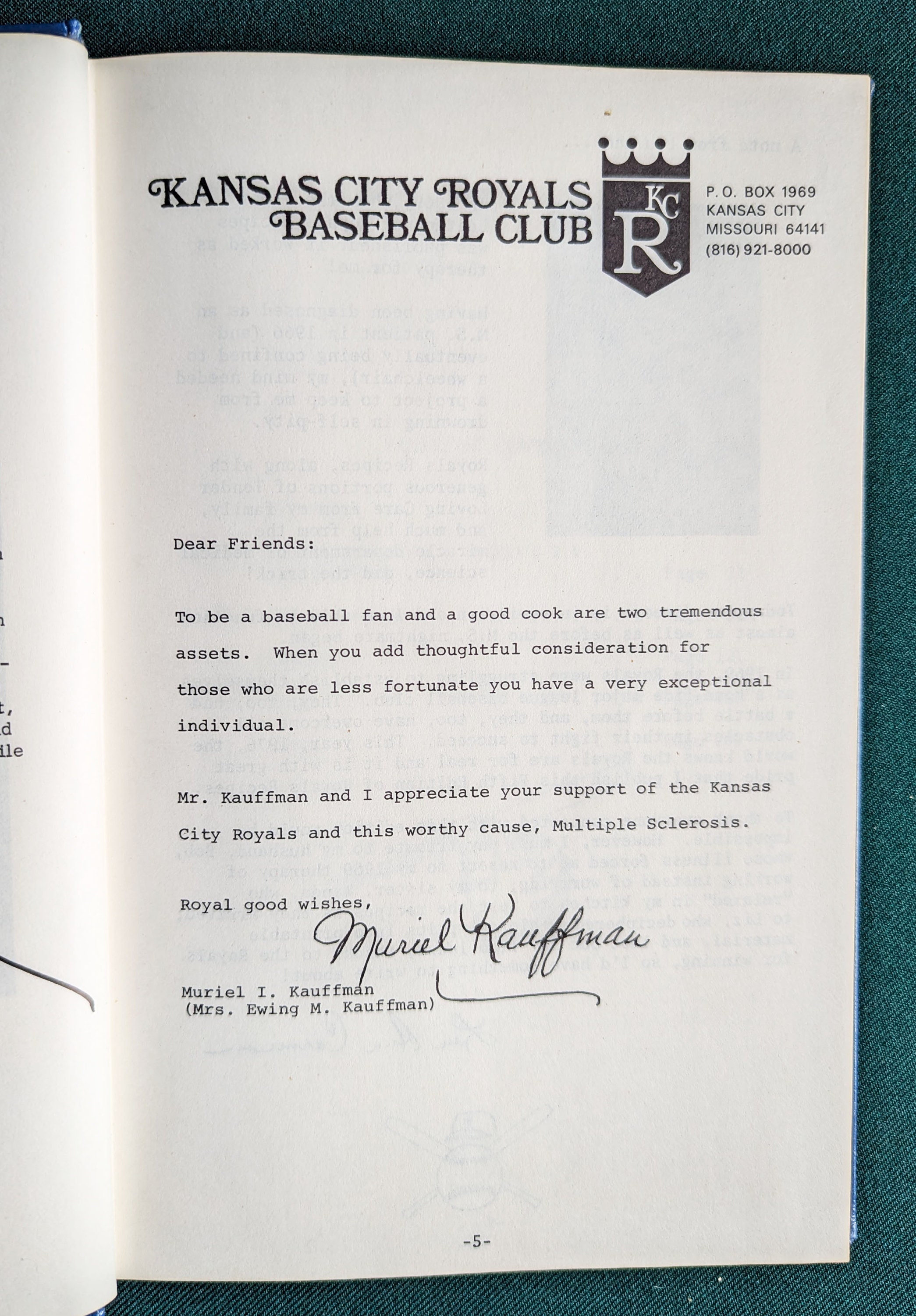 1976 Kansas City Royals Recipe Book - Etsy