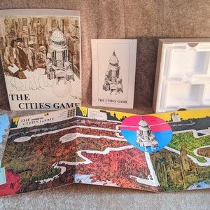 Rare Vintage "the Cities Game" Board Game by Psychology Today Games ...