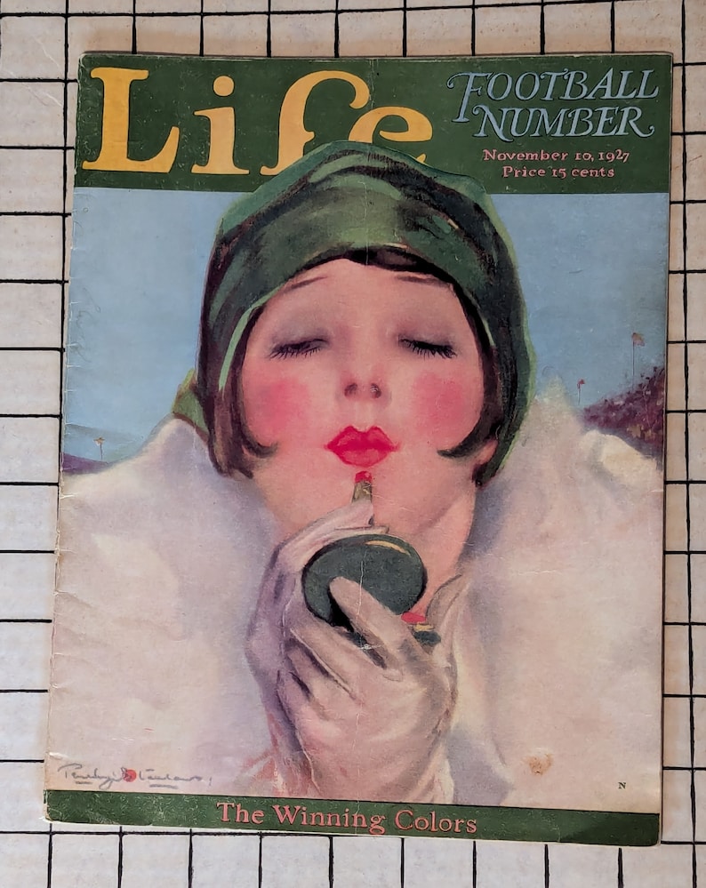1920s Life Magazine -- Football Number, February 10, 1927 - Etsy