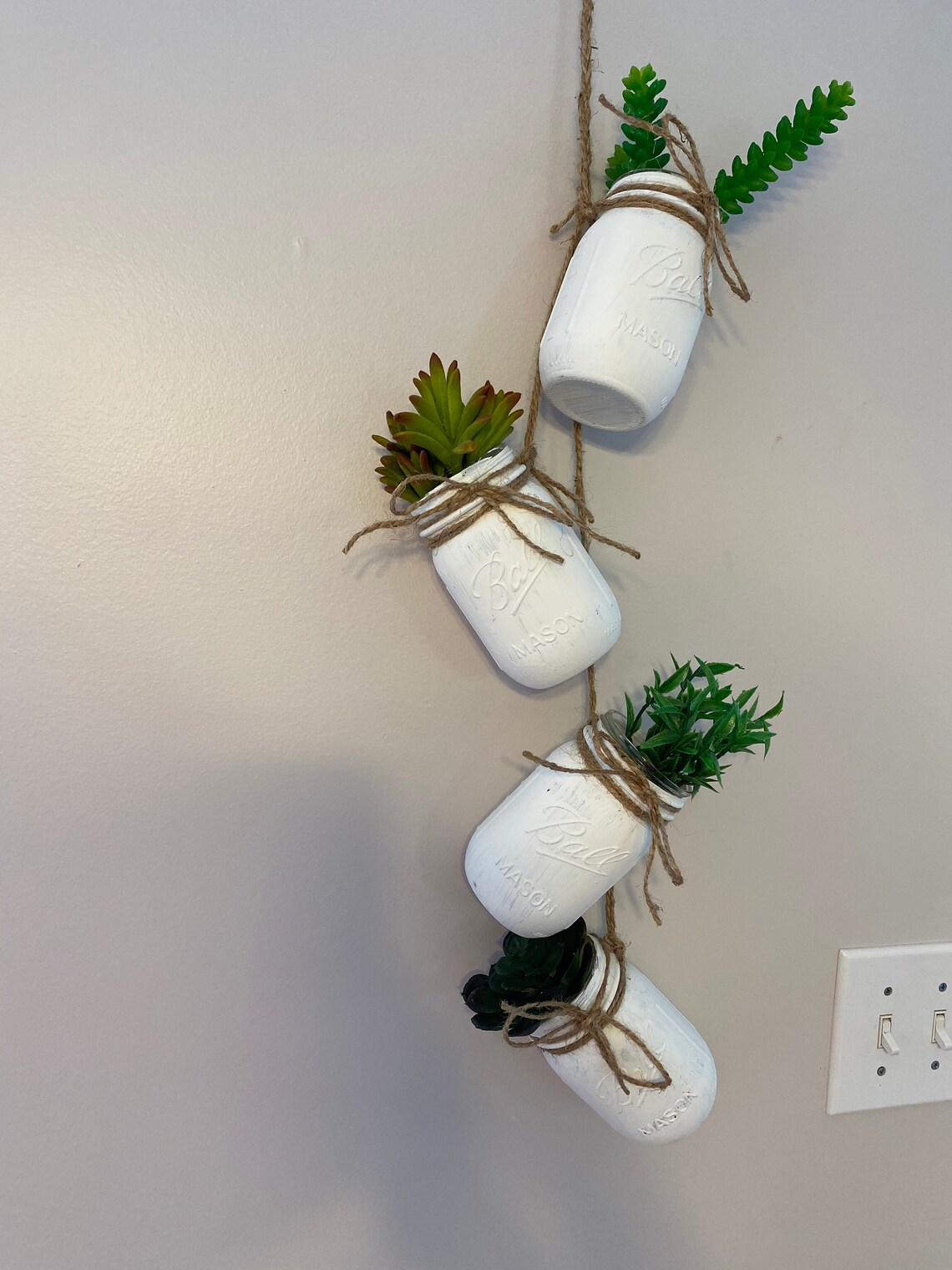 Hanging Succulent Planter - Etsy