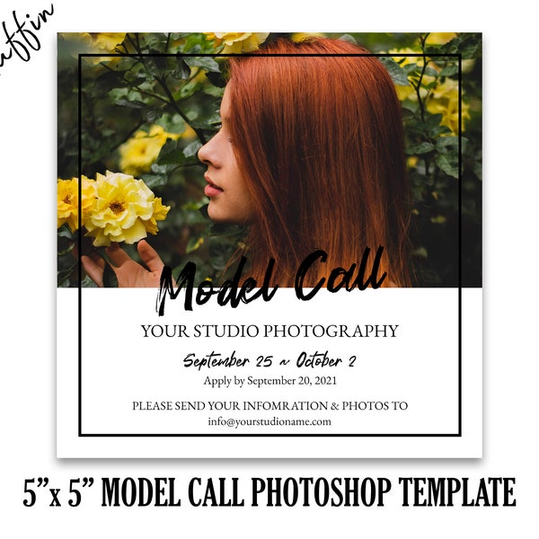 Model Call Template - Etsy