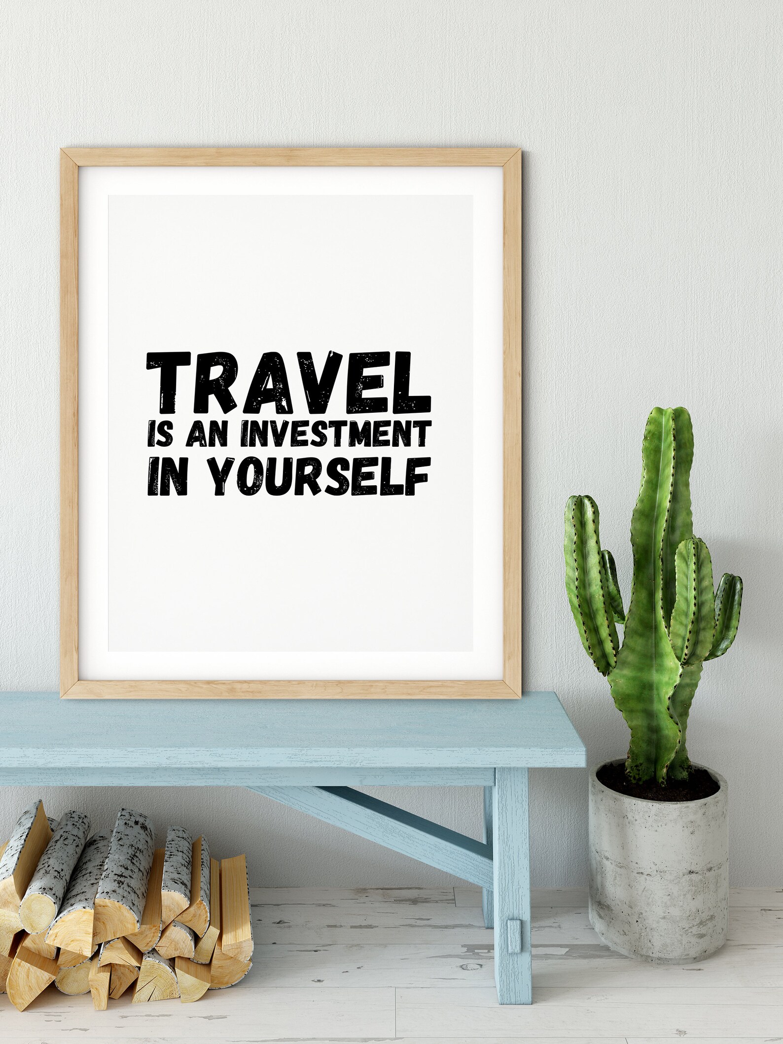 Travel is an Investment in Yourself Printable Wall Art,home Decor ...