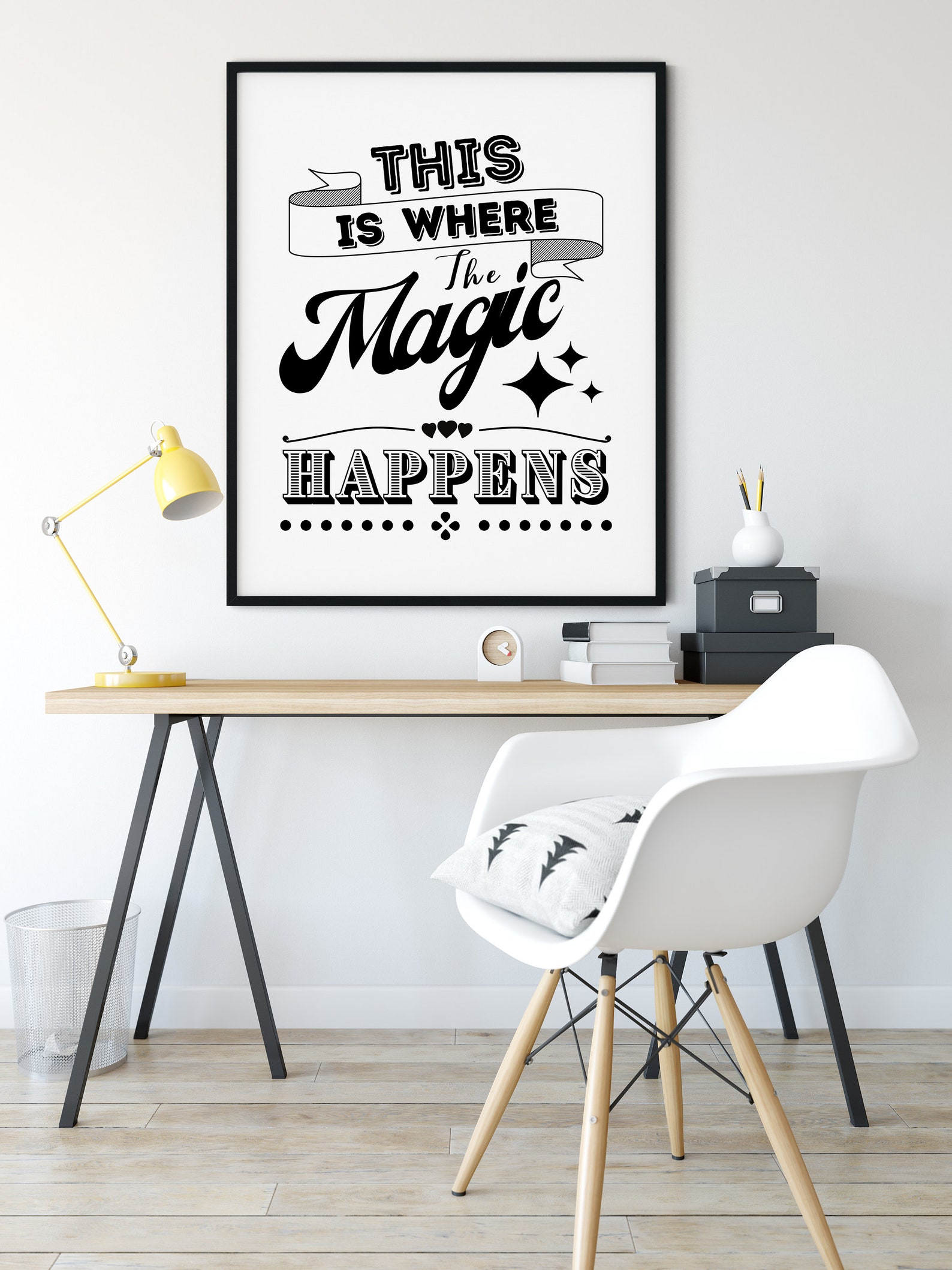 This is Where the Magic Happens Printable Wall Art,office Decor ...