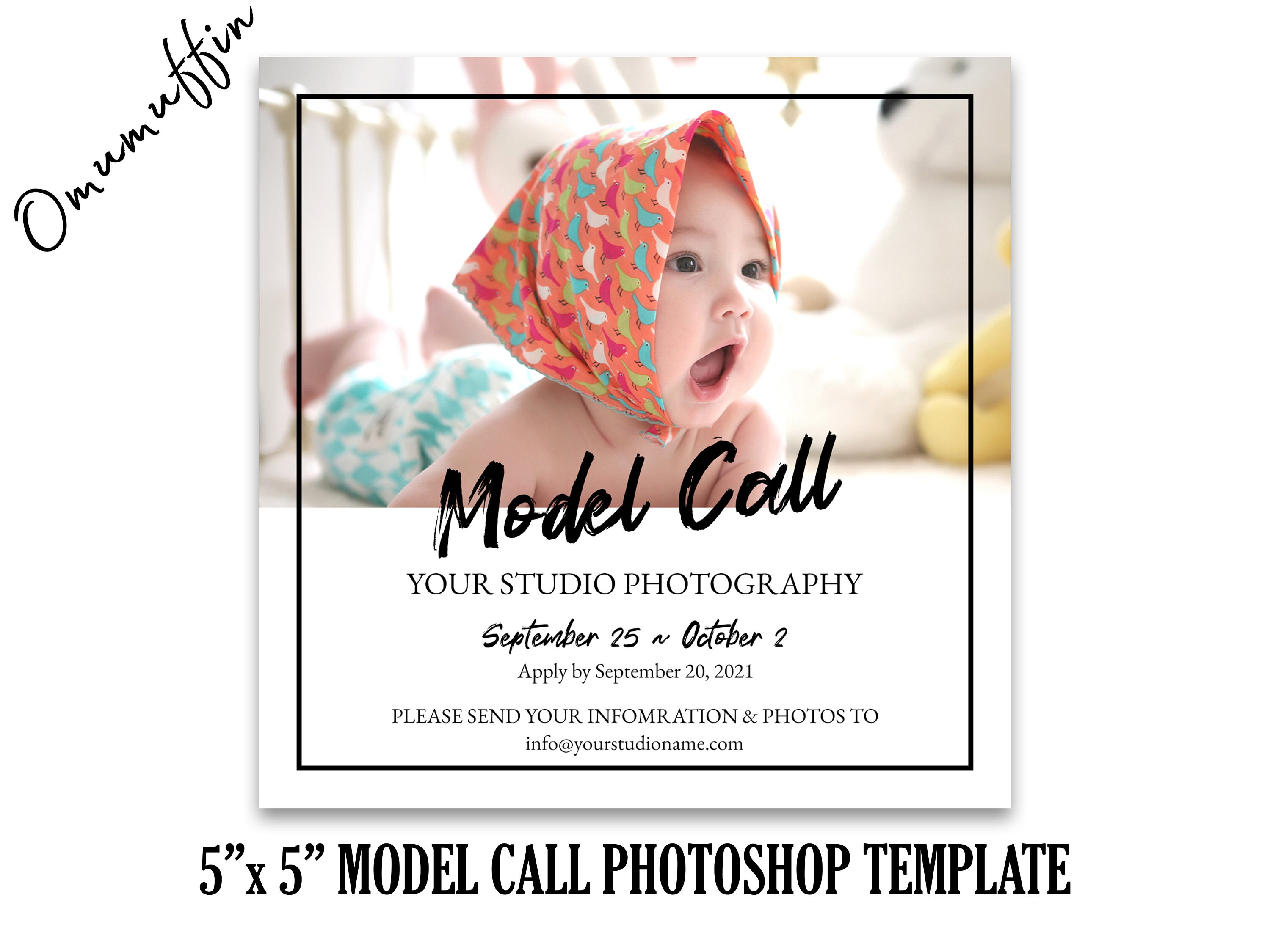 Model Call Template Model Call Photography Session Marketing | Etsy