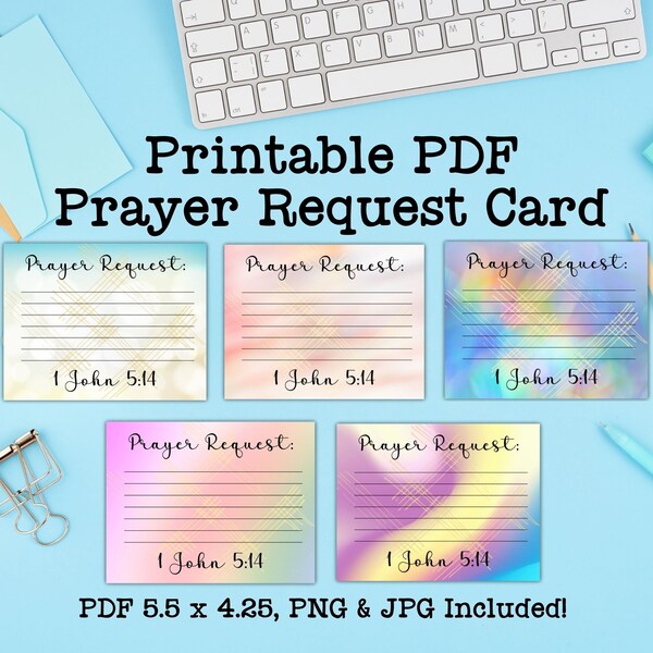 Prayer Request Cards - Etsy