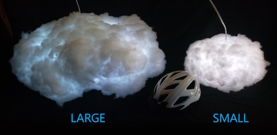 Lighting Large Size Cloud Lamp with Bluetooth and Stereo Speakers Storm ...