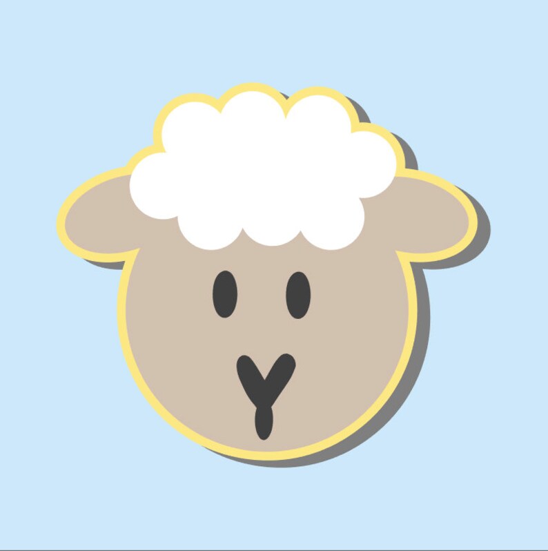 Mini Make Sheep Stickers, Build Your Own Stickers, Open Ended Creative ...