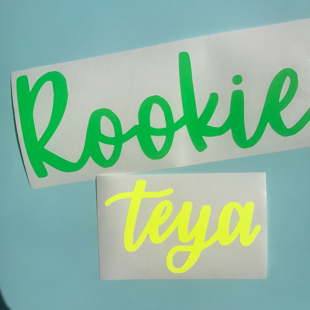 Custom Fluorescent/neon Vinyl Decal - Etsy