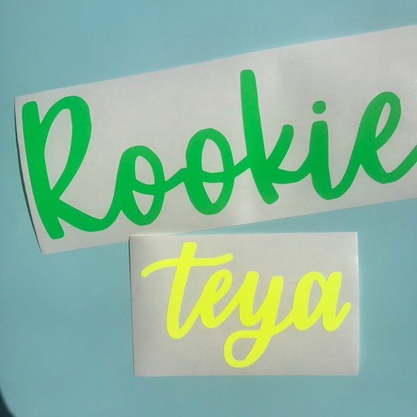 Neon Vinyl Custom Decals - Etsy