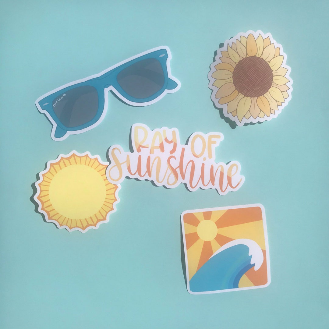 Sunny Sticker Pack - Etsy