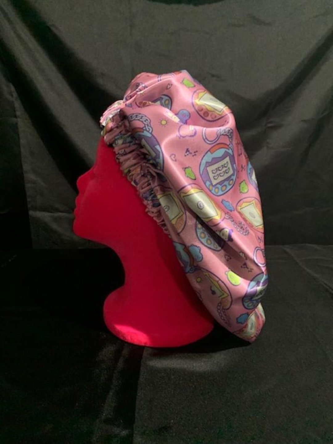90s Egg Game Inspired Satin Bonnet - Etsy