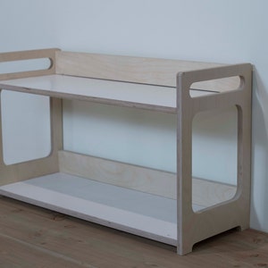 Low Bookcase, H= 48cm / 19", Montessori Furniture, Toy Shelf, Modern ...